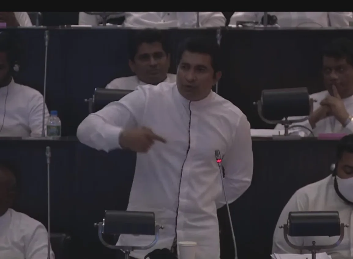 Minister Roshan Ranasinghe alleges against Gob group